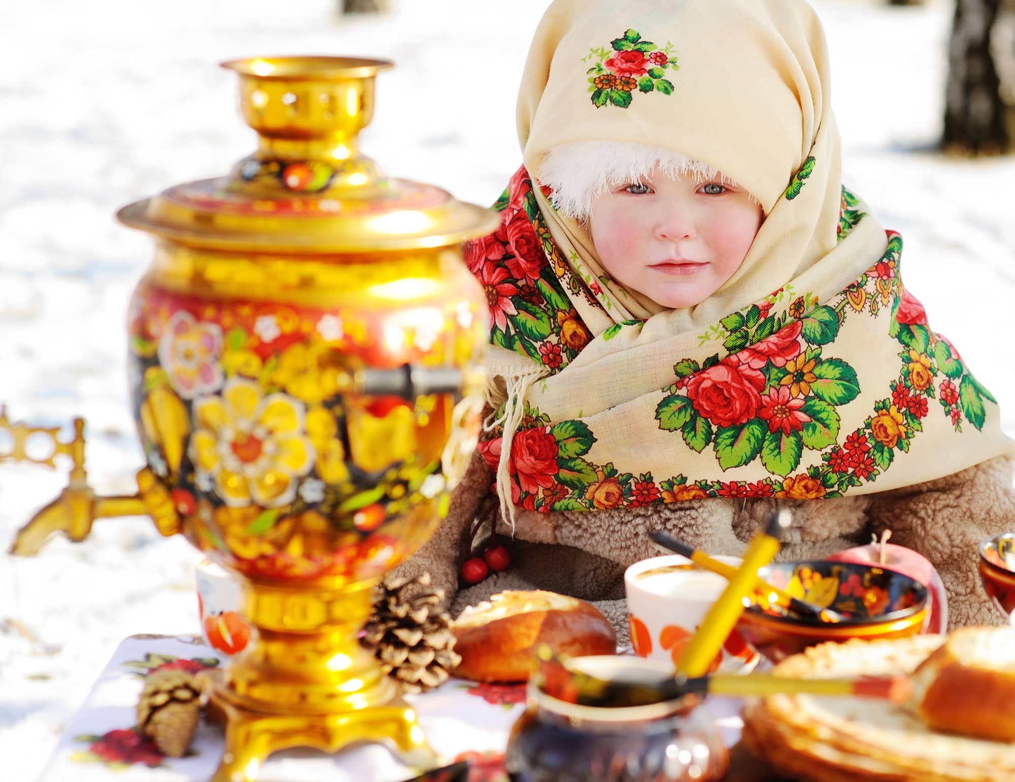 Just Slavic Things: Having a Sit by the Samovar - Kurochka Gifts